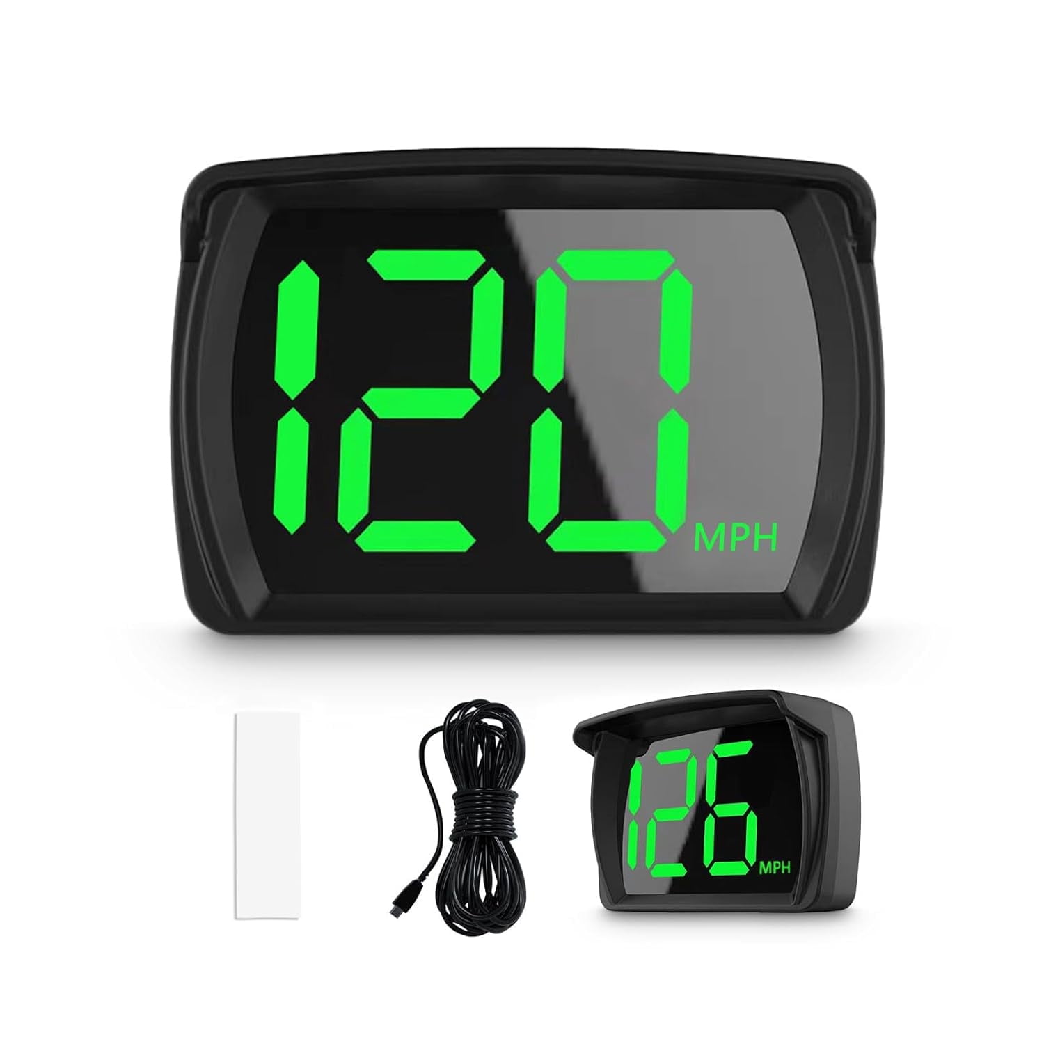 2024 New Speedometer HUD GPS Digital Speedometer MPH Speedo Head Up ...