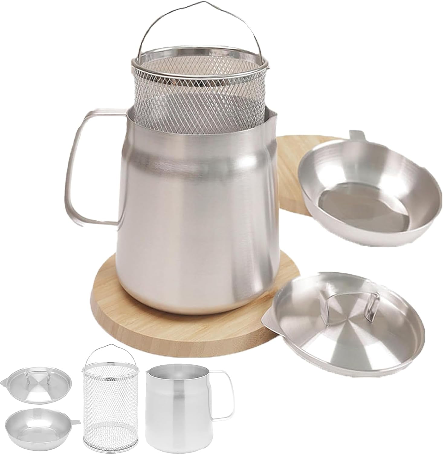 2024 New Stainless Steel Oil Filter Pot, Wongfey Oil Pot, Oil Filter ...