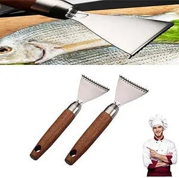 2024 New Stainless Steel Sharp Durable Fish Scale Remover,304 stainless ...