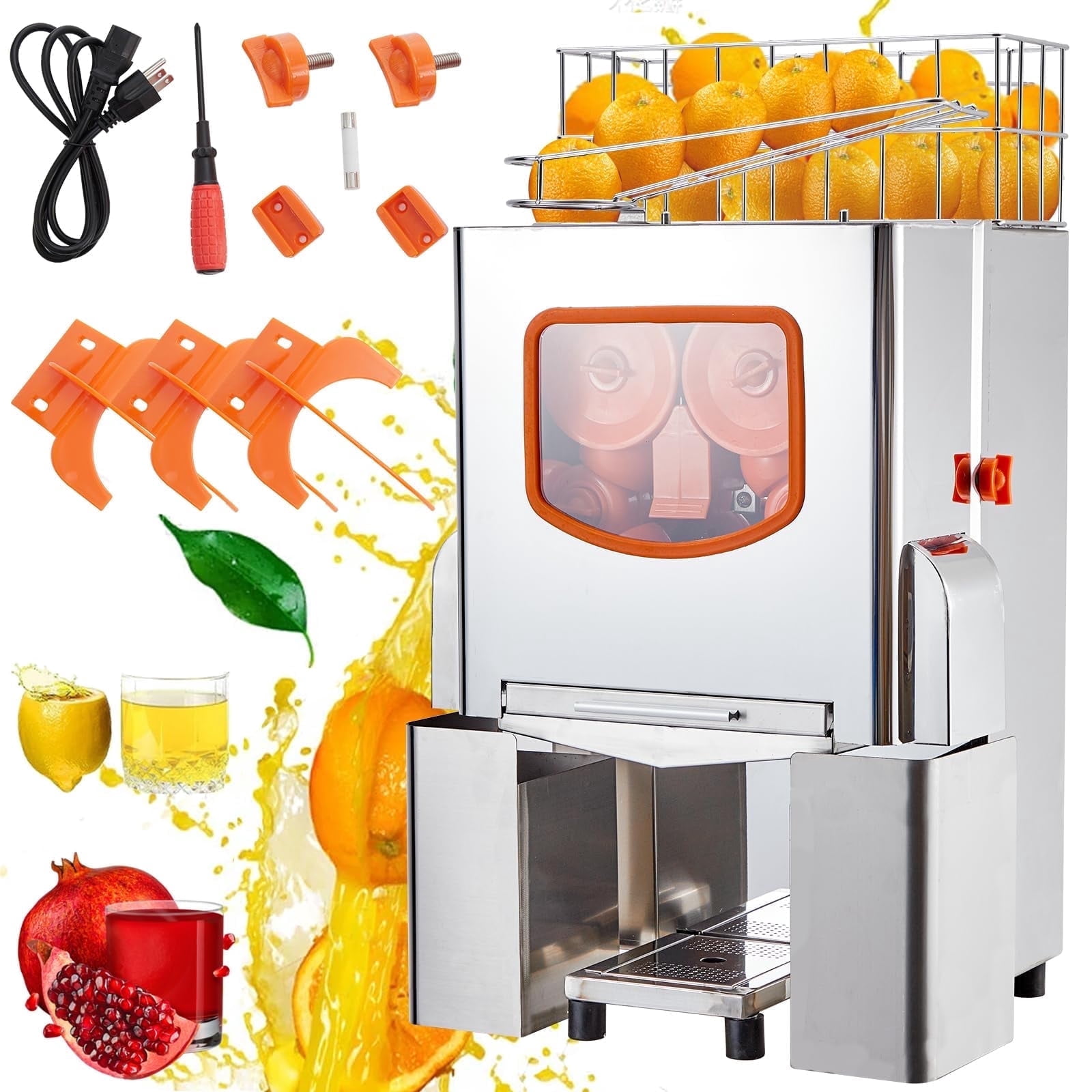 2025 New Orange Juicer Machine, 110V, 120W Commercial Juice Squeezer ...