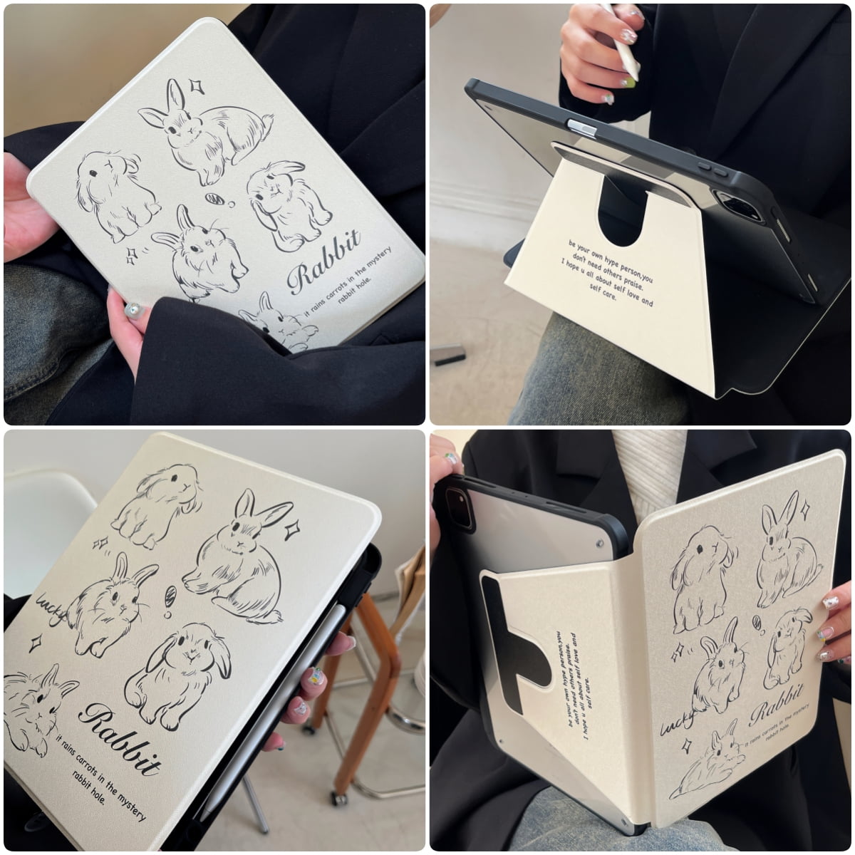 2024 New Tablet Case for iPad Pro Air M2 M4 11 13 inch Case 10.2/9.7/12 ...