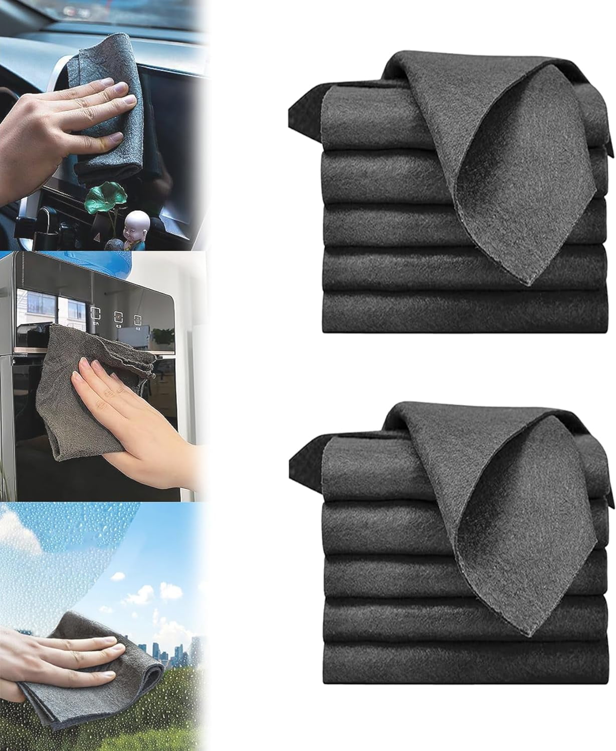 2024 New Thickened Magic Cleaning Cloth, Magic Cloths for Windows ...