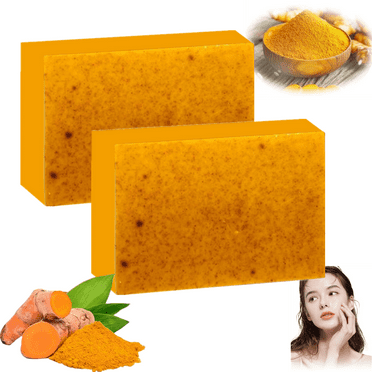 Turmeric Facial Cleansing Soap Bar: Brightening Skin, Reducing Acne ...