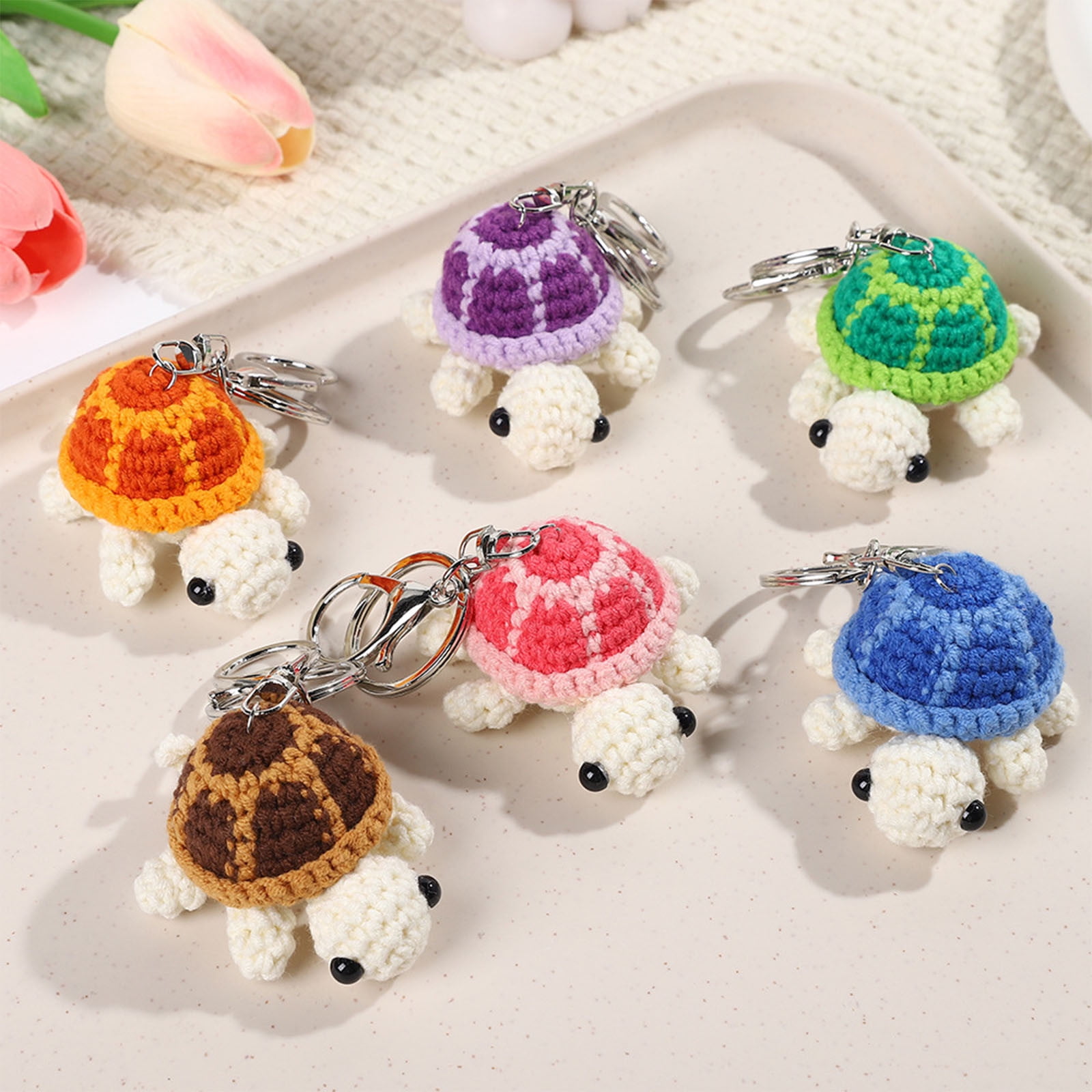 2024 New Turtle Hand Woven Yarn Crochet Small Turtle, Mini Turtle ...