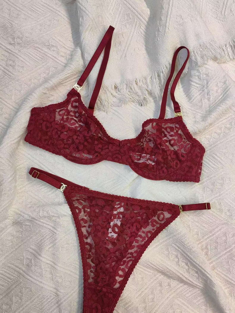 HHH 2024 New Ultra-Thin Bra See-through Sponge-Free Mesh Jacquard Big ...