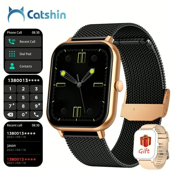2024 New Unisex Smartwatch, Stylish Design, Stainless Steel Strap, HD ...
