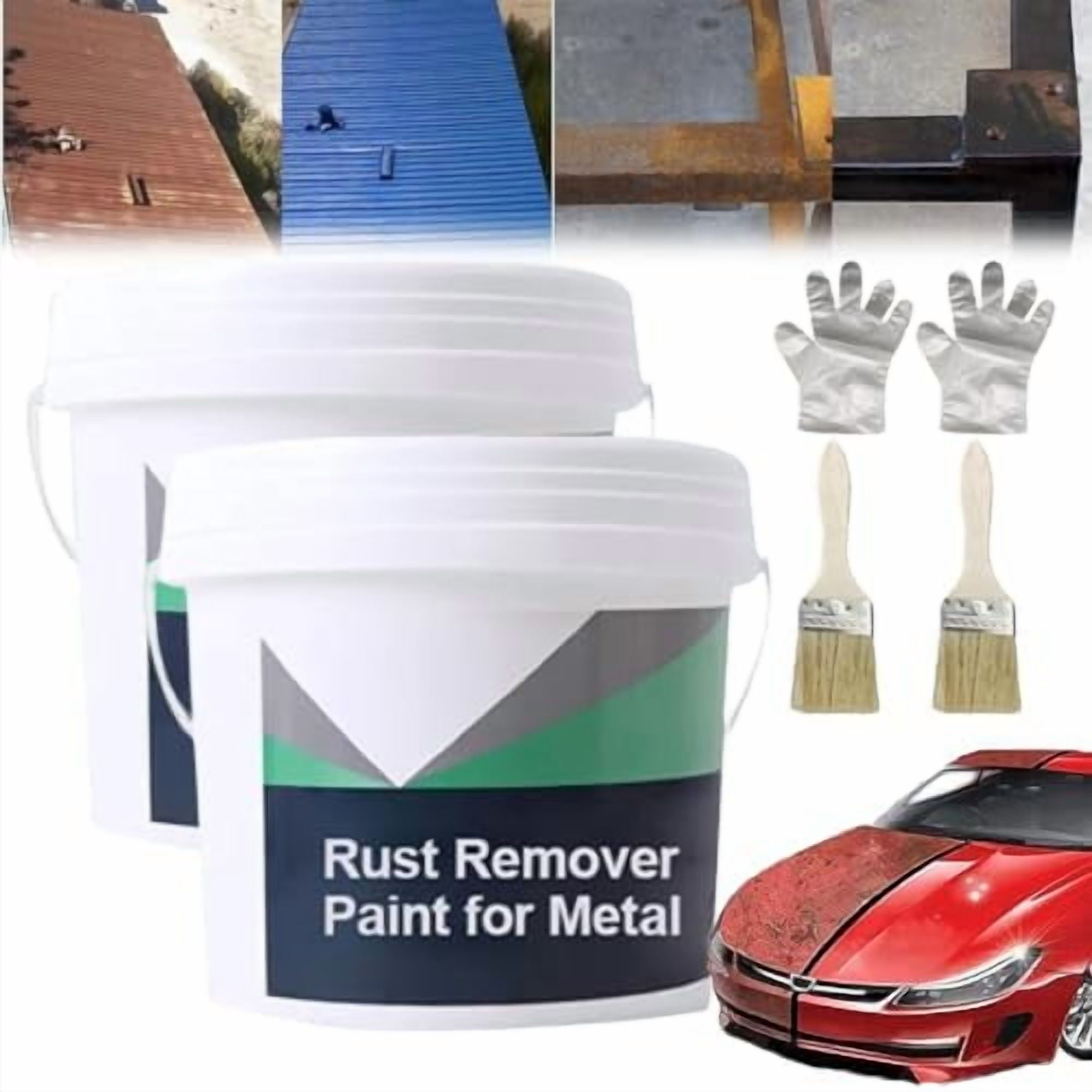 2024 New Upgrade Rust Remover Paint for Metal, Water-Based Metal Rust ...