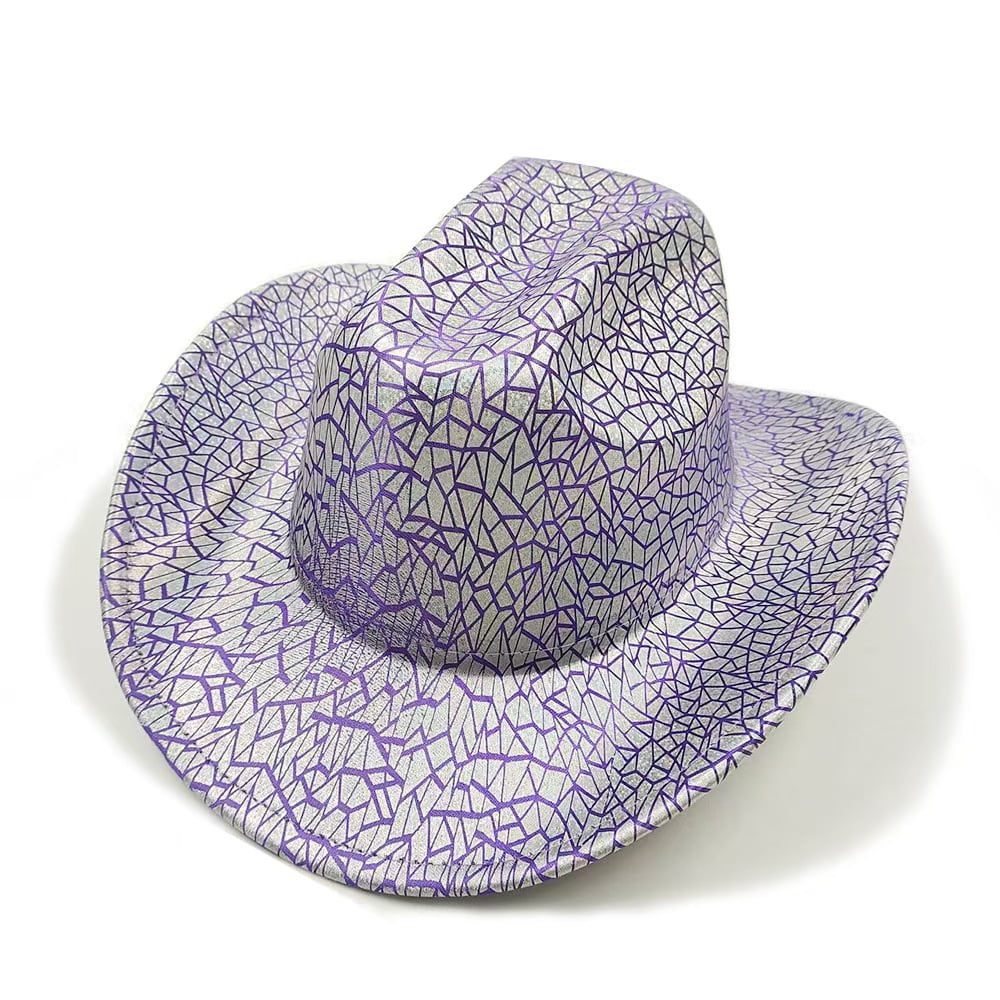 2024 New Western Style Tiara Cowgirl Hat for Man Woman Colorful Red ...