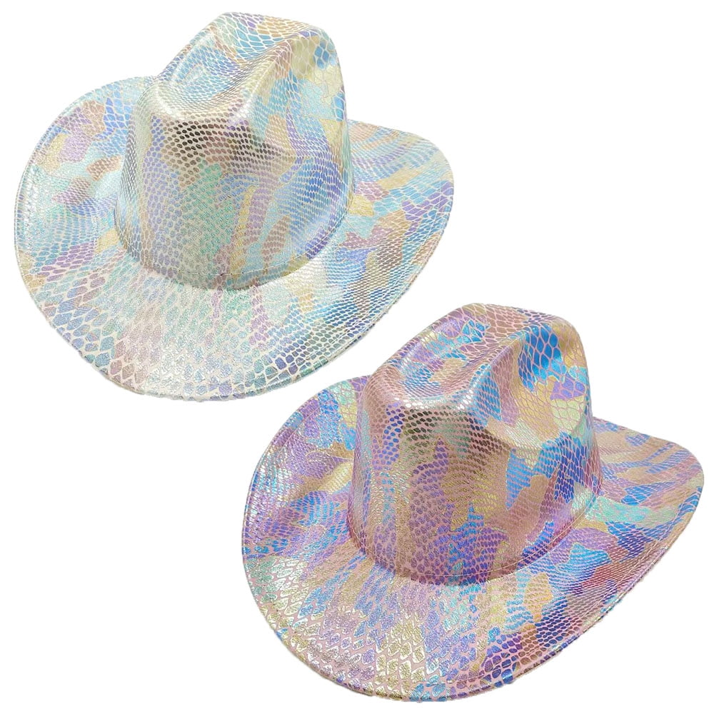 2024 New Western Style Tiara Cowgirl Hat for Man Woman Colorful Red ...