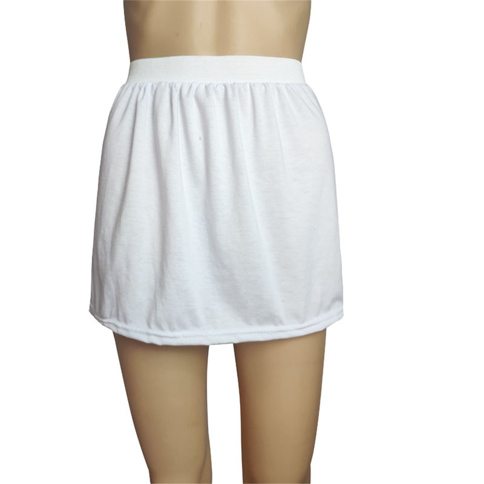 Upioiwer 2025 New White Skirt Base Skirt Rip Skirt Fart Curtain Folded ...