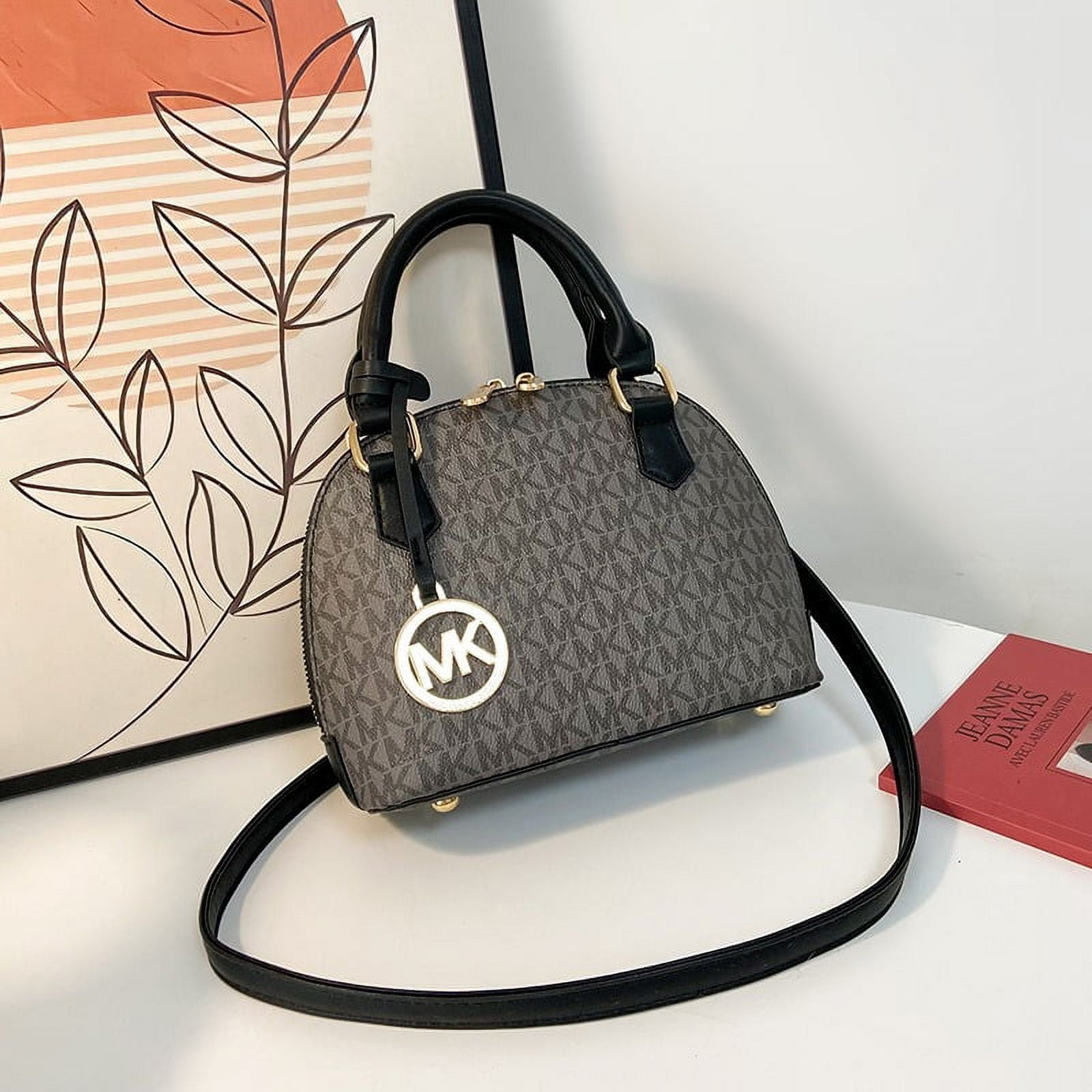 2024 New Women's Fashion Texture M_K Letter Medium Capacity Handbag ...