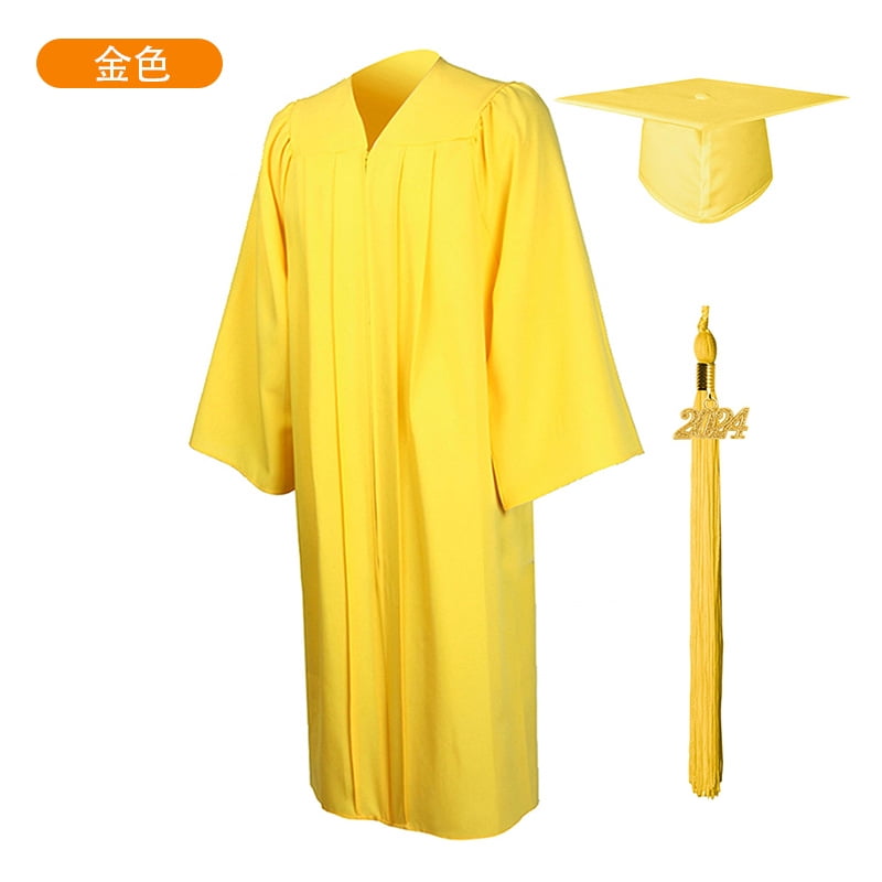 2024 New Woven Academic Clothing American Adult Graduation Clothing ...