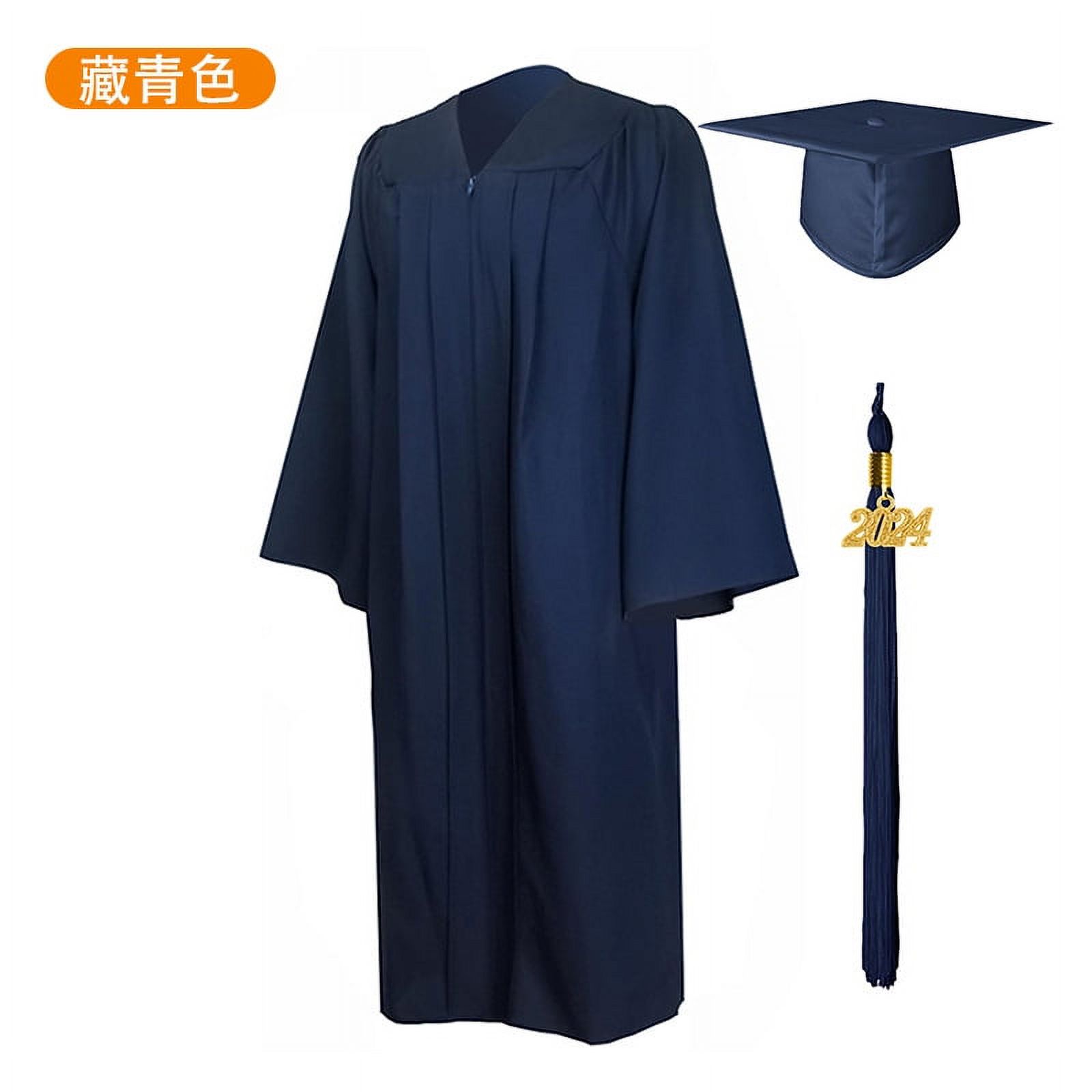 2024 New Woven Academic Clothing American Adult Graduation Clothing ...