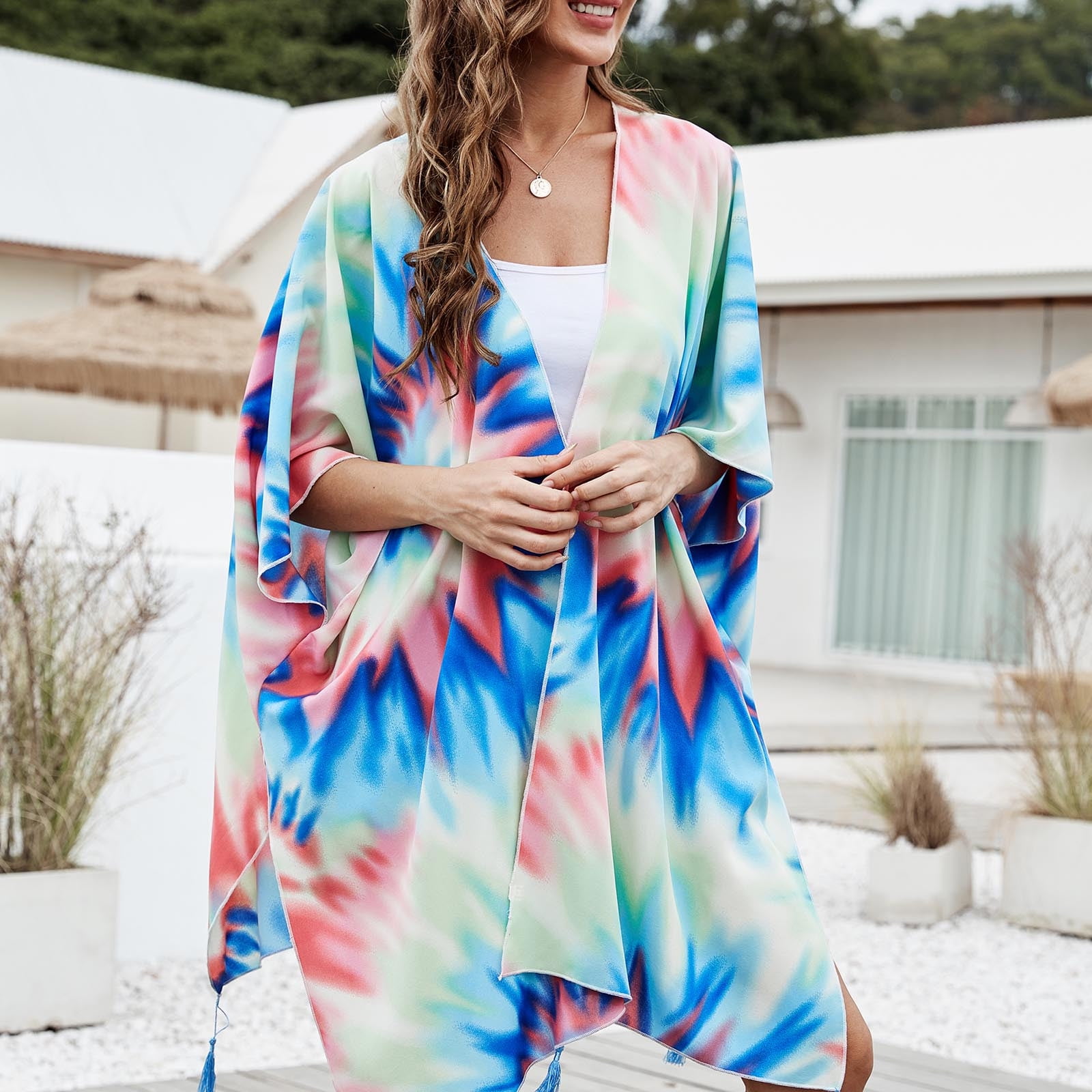 2024 New Year Reset AXXD Womens Swimsuits Cover Ups Kimono Beach ...