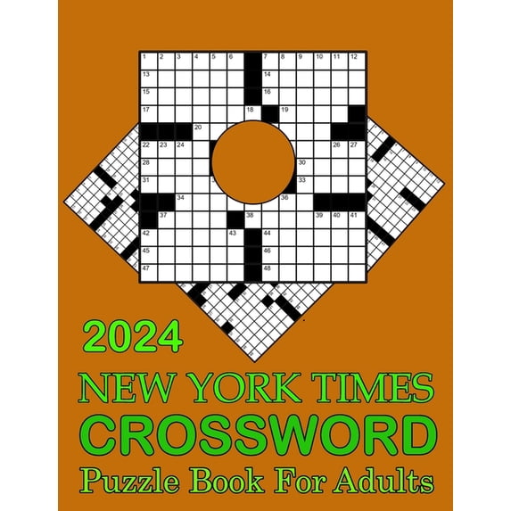 2024 New York Times Crossword Puzzle Book For Adults: Easy Puzzle for ...