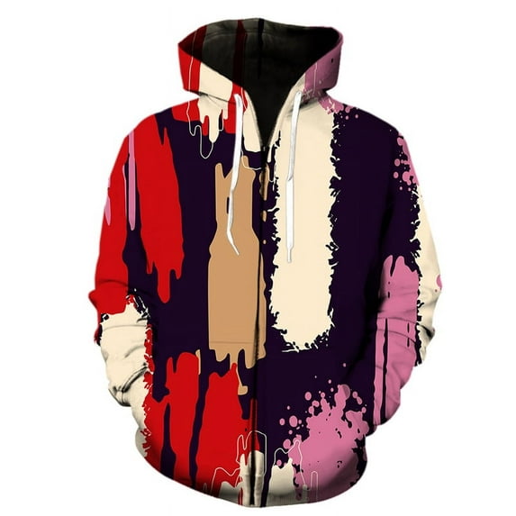 2024 New graffiti art Men Women Children Casual Zipper Hoodies 3D ...