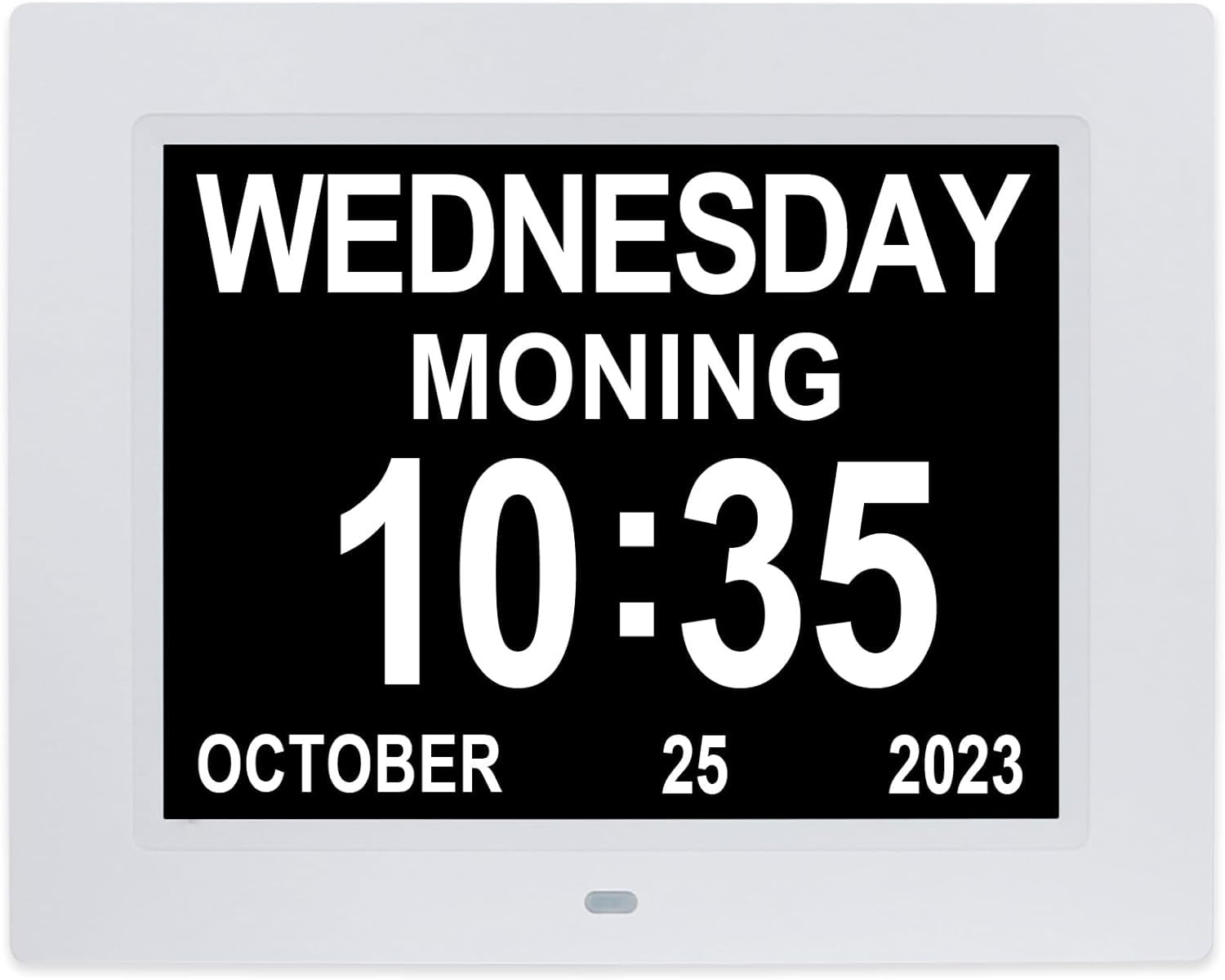 [2024 Newest] 8 Inch Extra Large Calendar Day Date Time Clock with Non ...