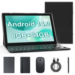Android 14 Tablet 8GB RAM 128GB ROM, 10.1in 5G Wifi Tablet with ...
