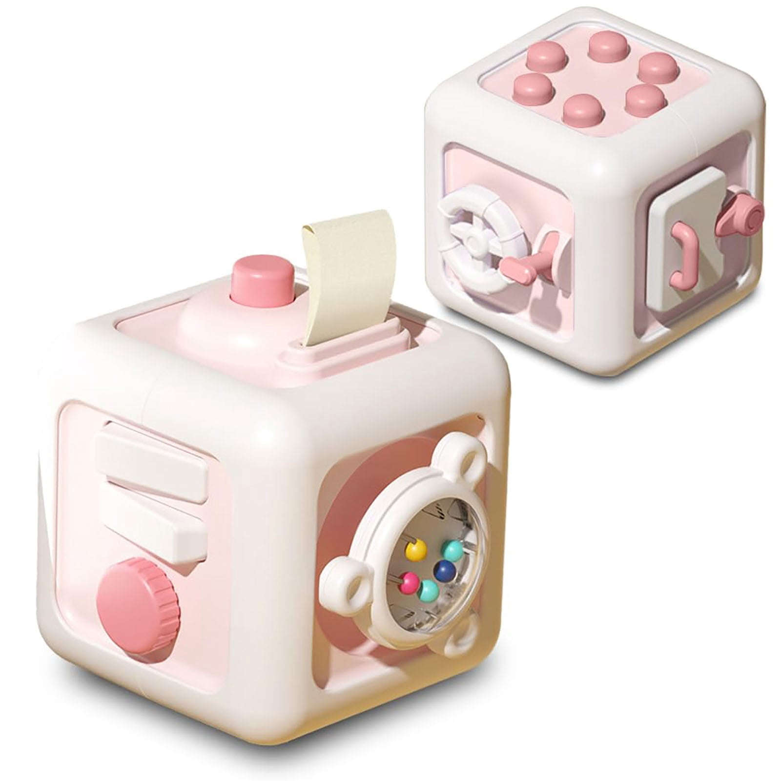2024 Newest Busy Cube Toy - Sensory Toddler Toy for 1-3 Years with 6-in ...