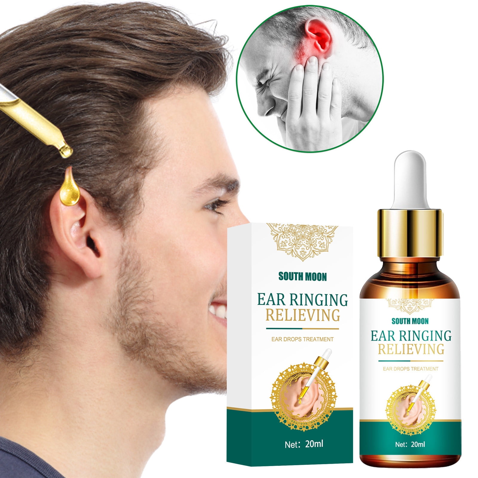 2024 Newest Ear Care Ear Ringing Relieving Ear Drops Tinnitus Ear Drops