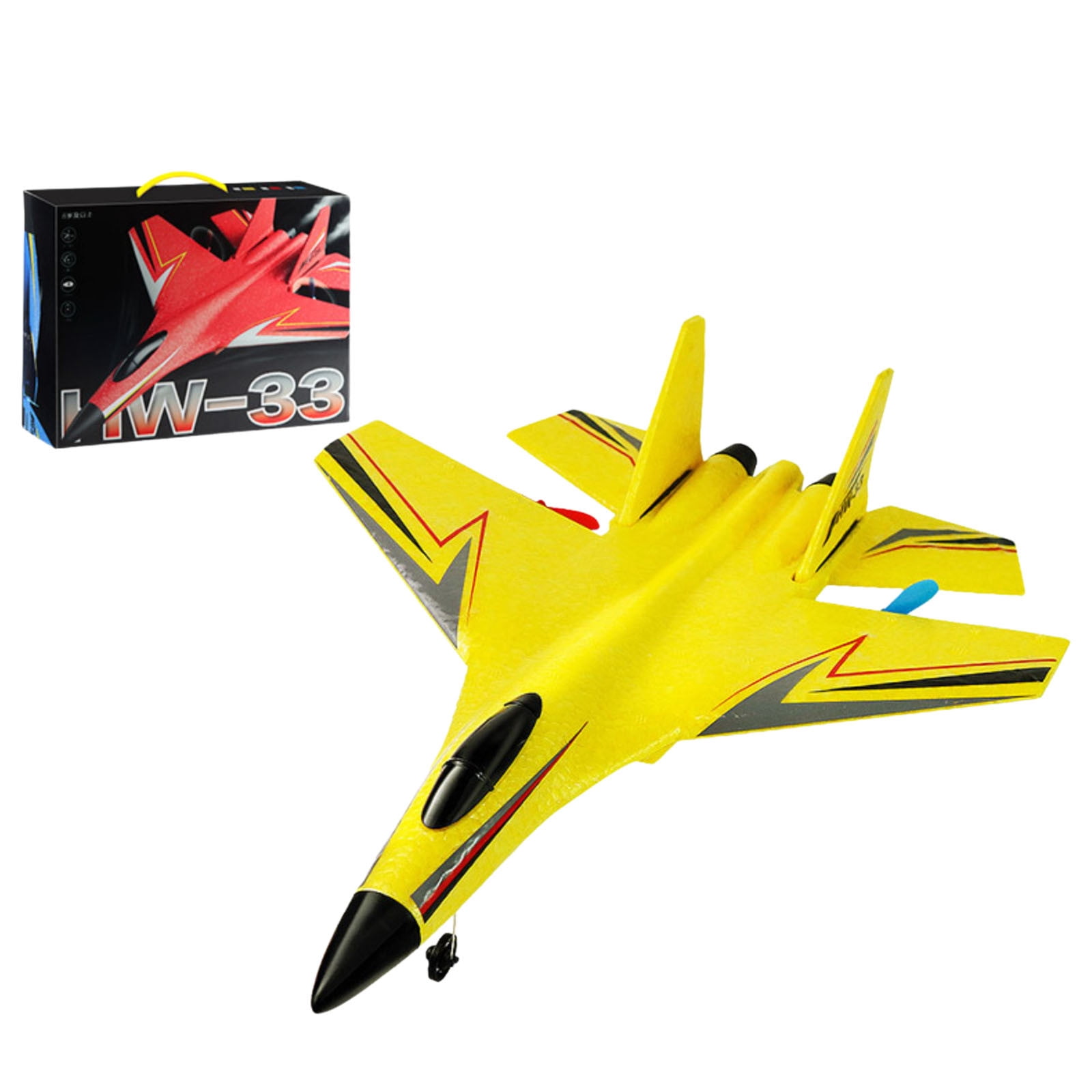 2024 Newest Remote Control Wireless Airplane Toy with Lights, Su-35 Rc ...