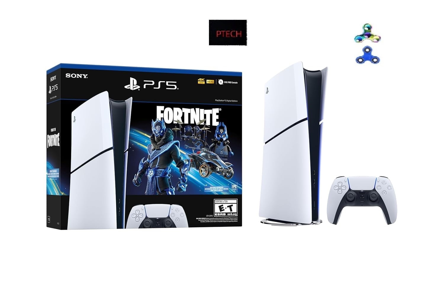 2024 Newest Sony - Playstation - 5 - Digital - Version- Fortnite Cobalt ...