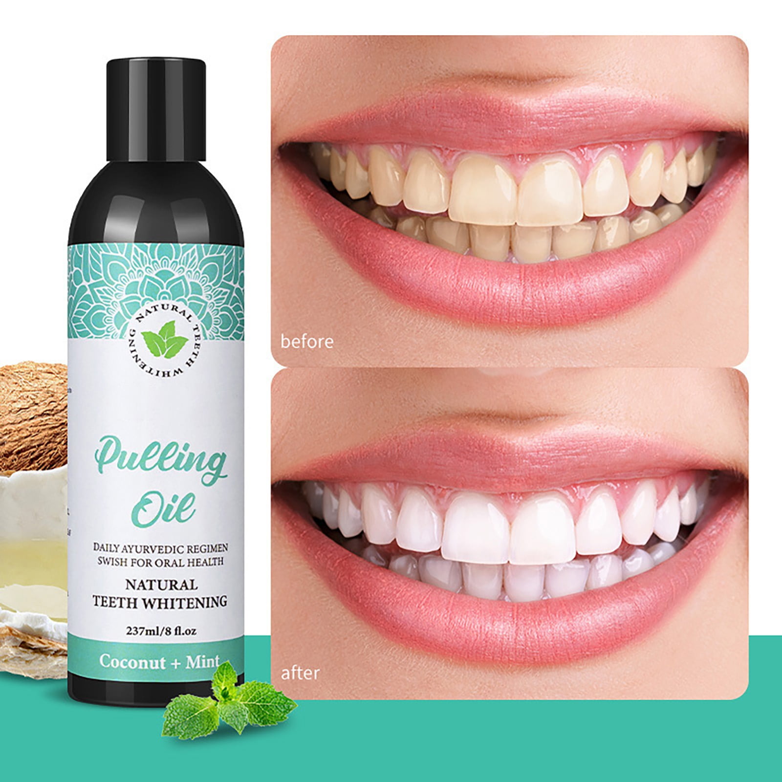 2024 Newest Tooth Care Coconut Oil Pulling Mouthwash For Fresh Breath ... 2024 Newest Tooth Care Coconut Oil Pulling Mouthwash For Fresh Breath ...