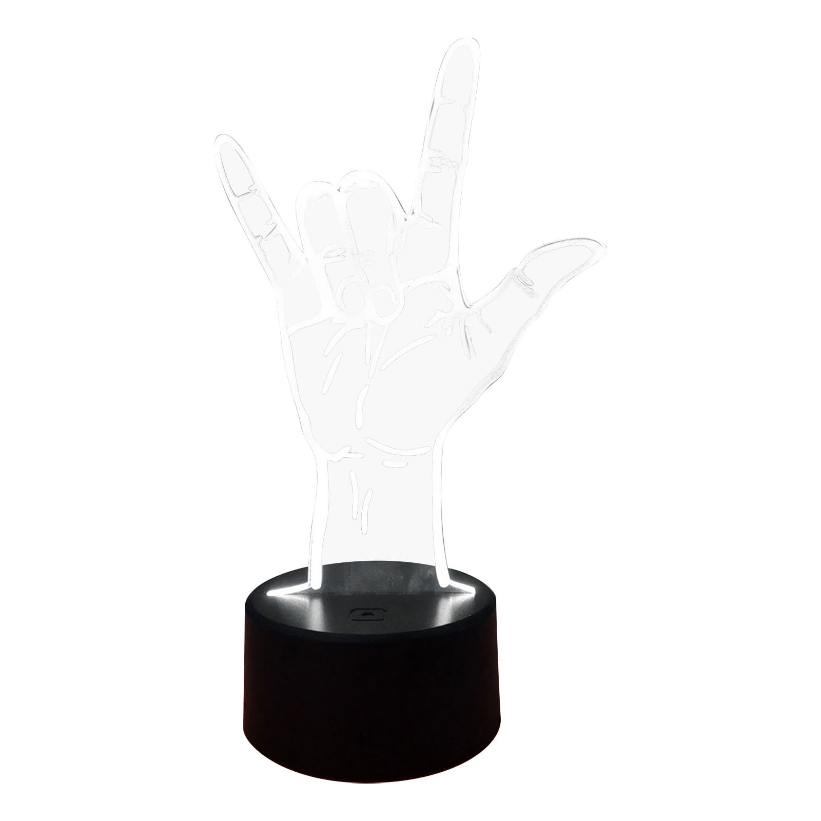 2024 Nice Quality 3d Led Glow Sign Language I Love You Remote Control ...