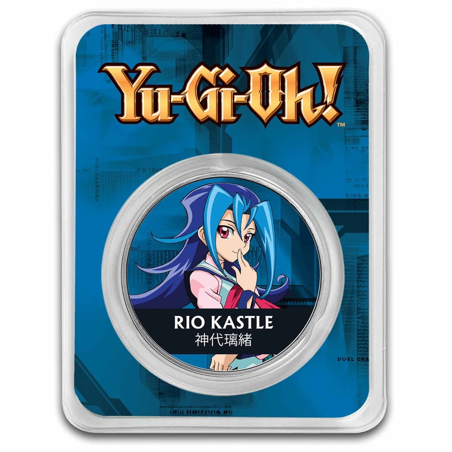 2024 Niue 1 oz Color Ag $2 Yu-Gi-Oh! - Rio Kastle, In TEP - Walmart.com