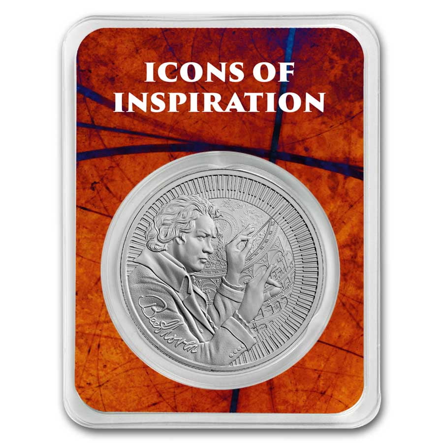 2024 Niue 1 oz Silver Icons of Inspiration: Beethoven in TEP - Walmart.com