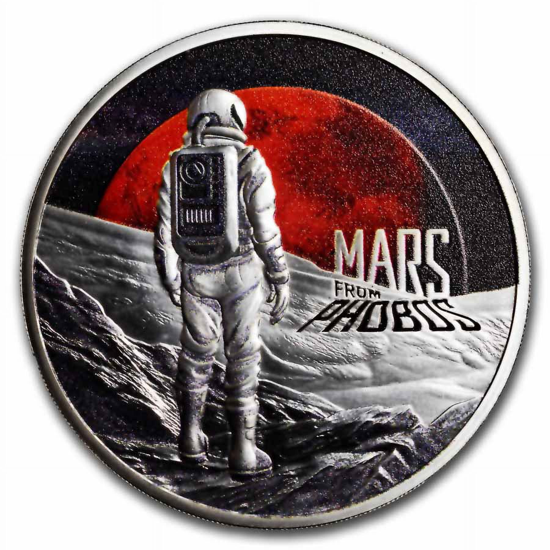 2024 Niue 1 oz Silver Proof Mars From Phobos - Walmart.com