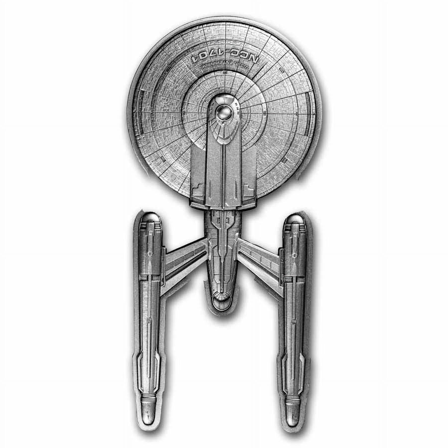 2024 Niue 3 oz Silver $10 Star Trek Enterprise NCC-1701 Coin - Walmart.com