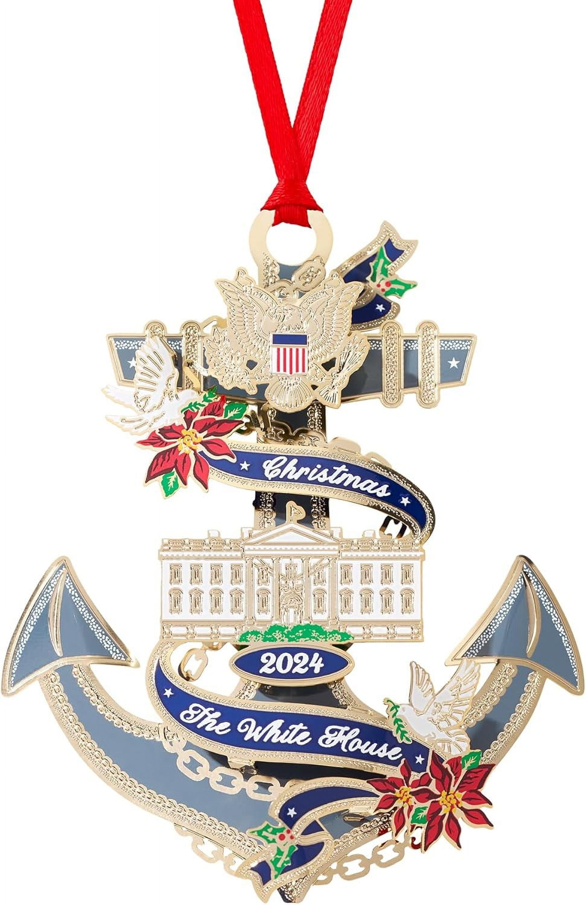 2024 Official White House Christmas Ornament, Jimmy Carter Presidential ...