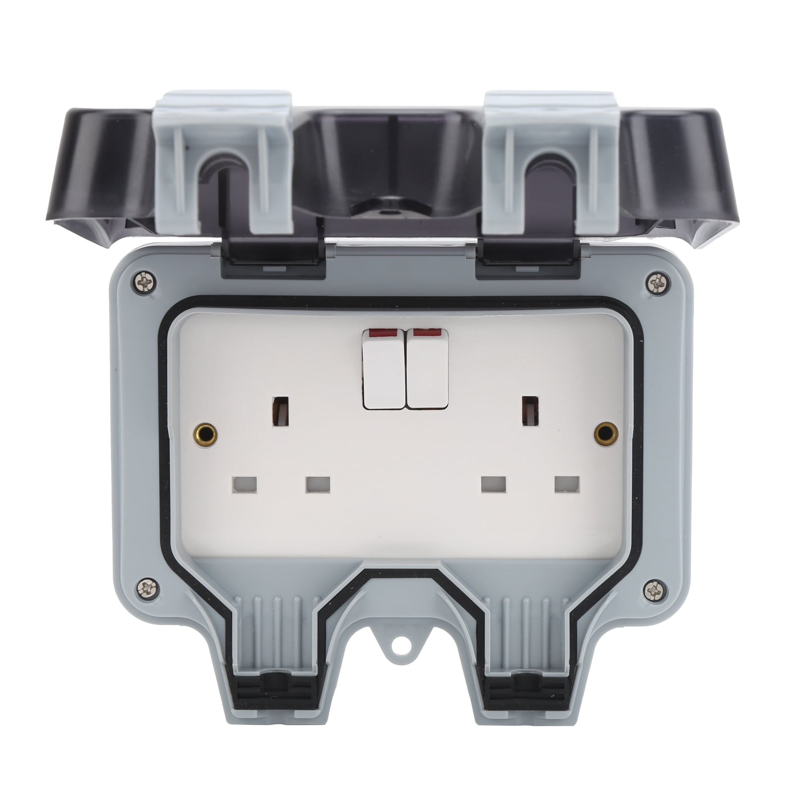 2024 Outdoor Waterproof Socket Box Wall Rainproof Electrical Outlets ...