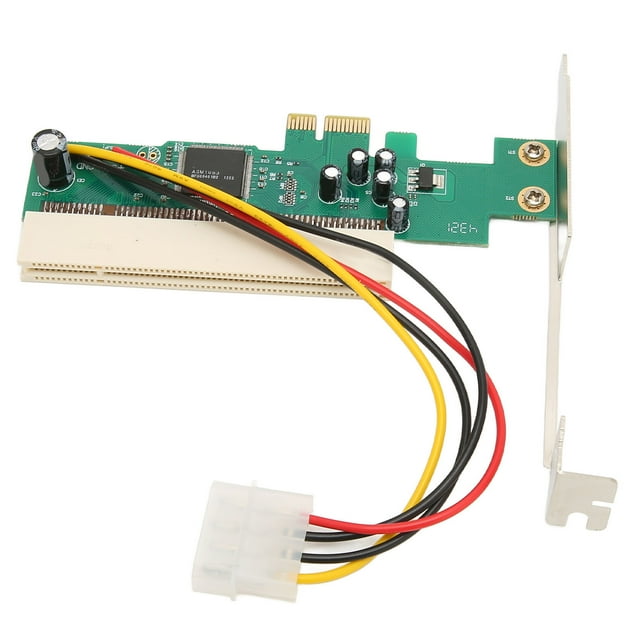 2024 PCI Express to PCI Adapter Card 2.5Gbps Data Transfer 4 Pin Power ...