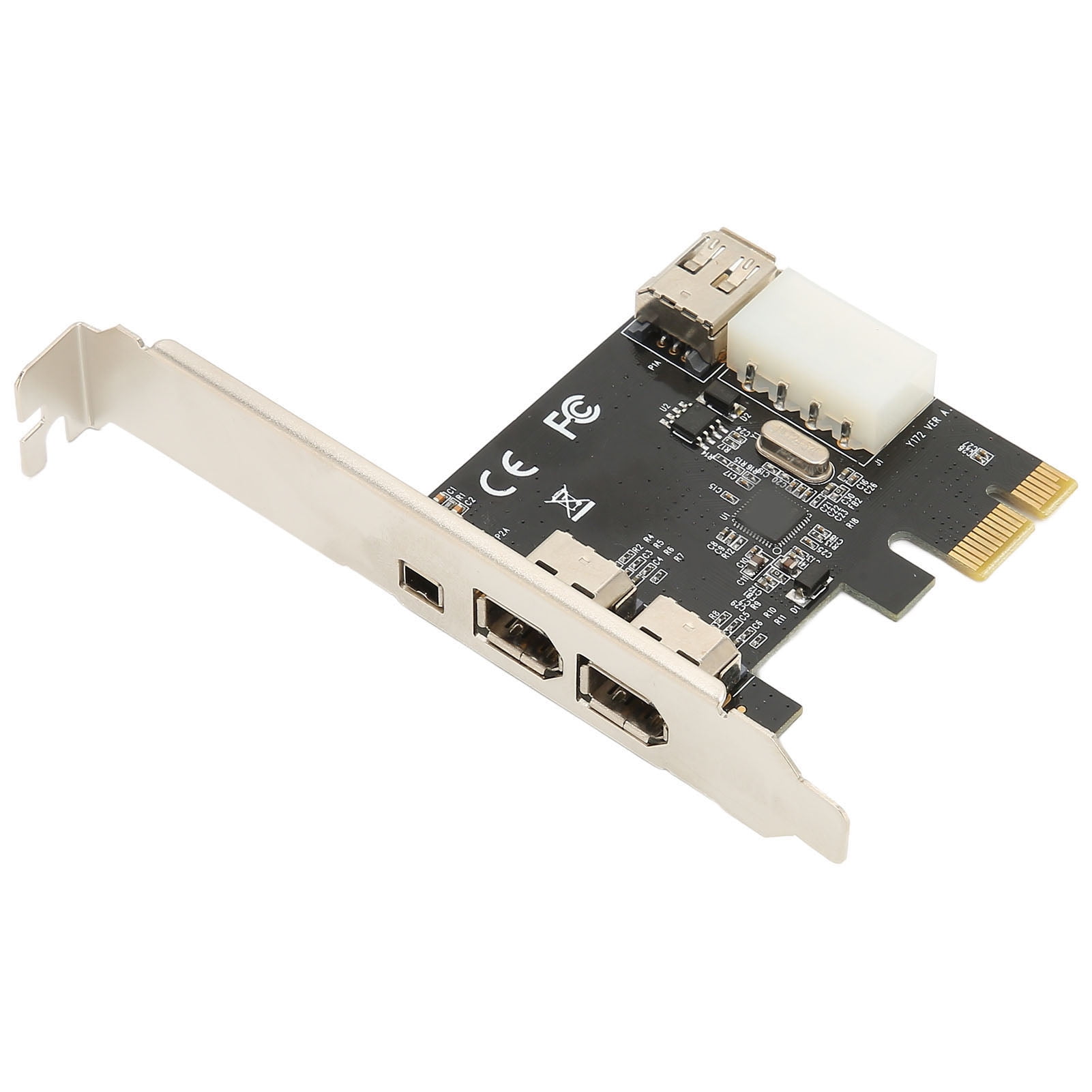 2024 PCIE 1X to 1394A Card 4 Ports PCIE Firewire 1394A High Speed 2 ...