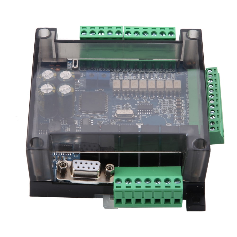 2024 PLC Industrial Control Board FX3U-14MR 8 Input 6 Output Programmable Simple Controller ...