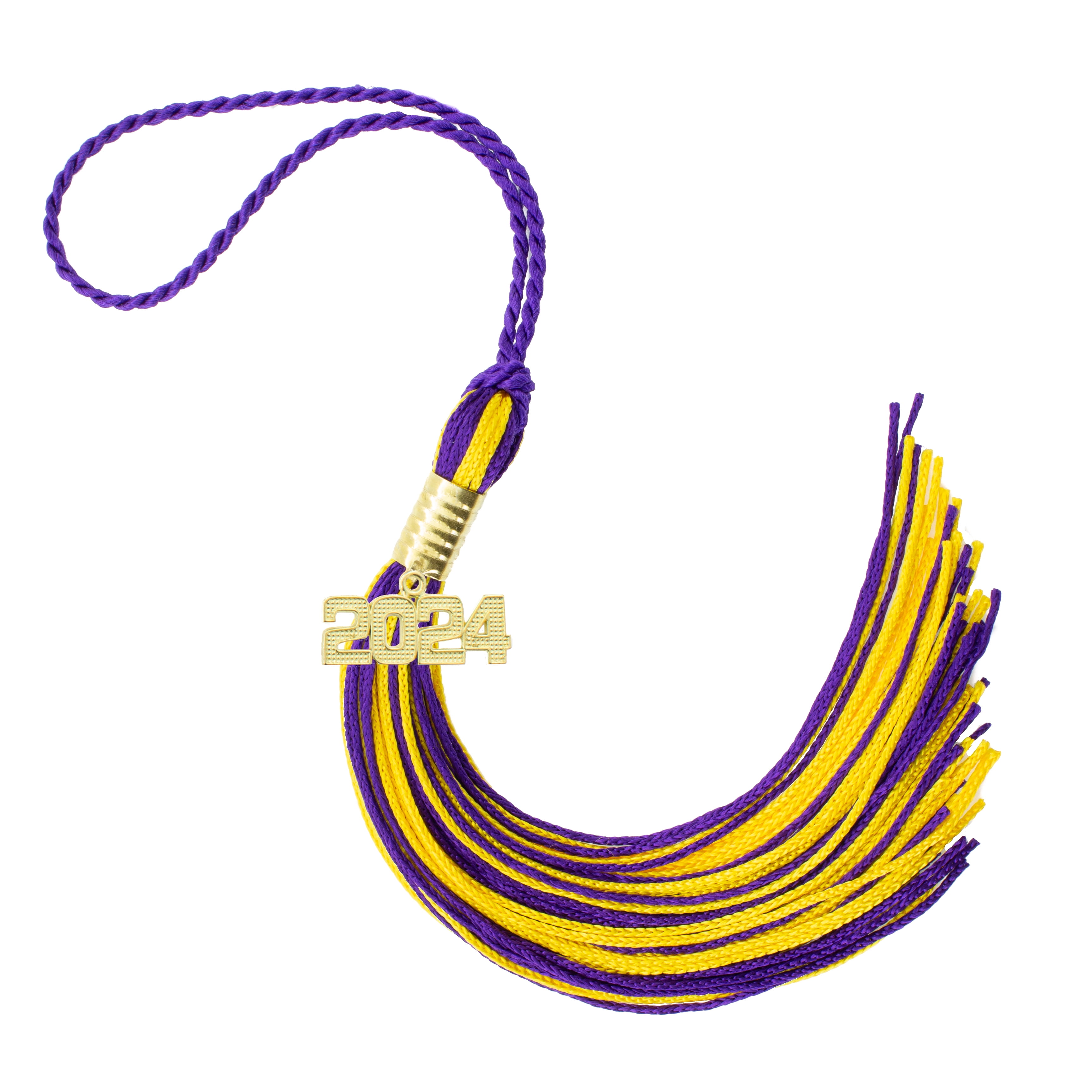 2024 PURPLE / GOLD GRADUATION TASSEL - EVERY SCHOOL COLOR AVAILABLE ...