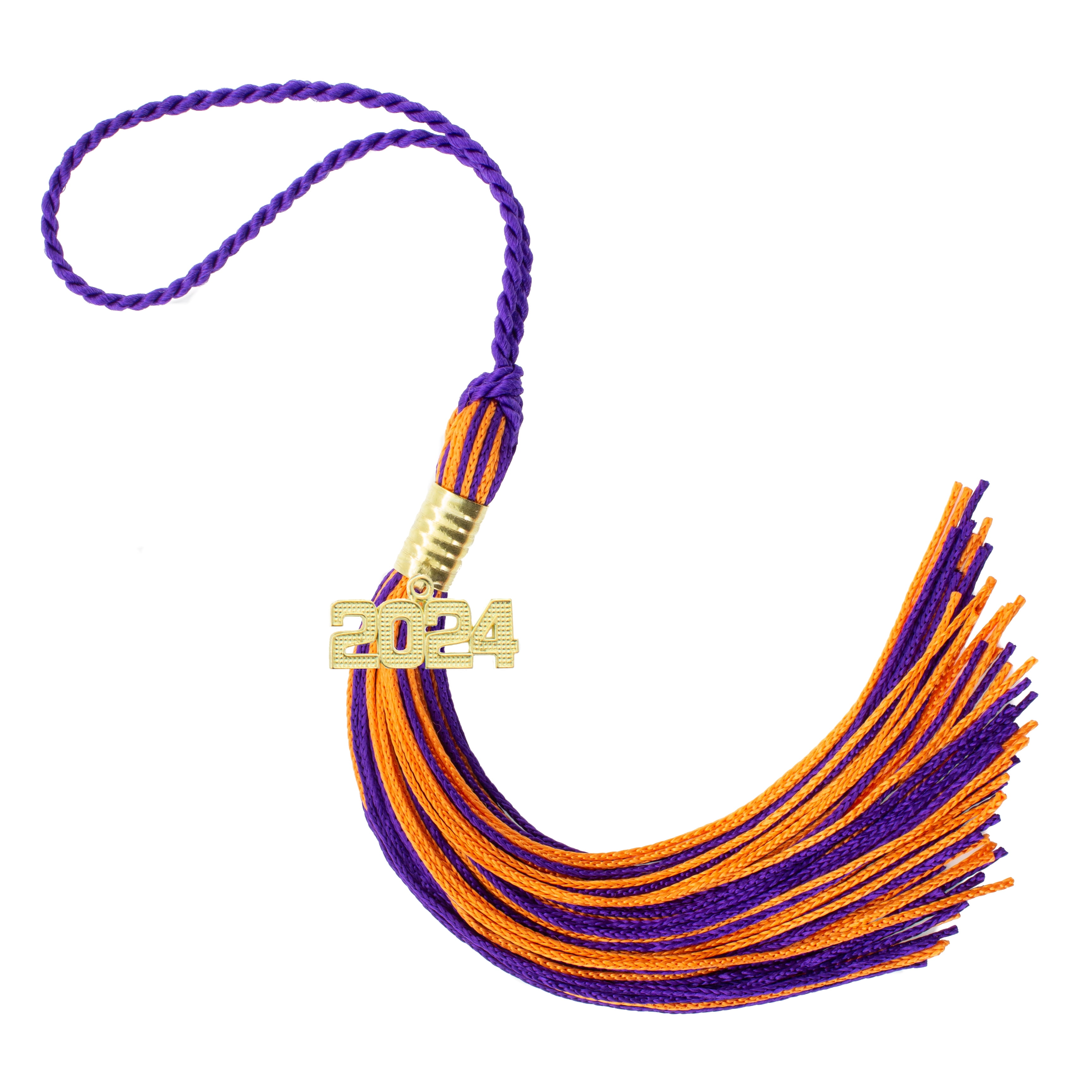 2024 PURPLE / ORANGE GRADUATION TASSEL - EVERY SCHOOL COLOR AVAILABLE ...