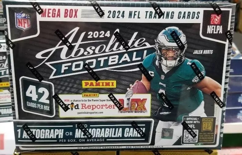 2024 Panini Absolute Football Hobby Mega Box (Teal Parallel's ...