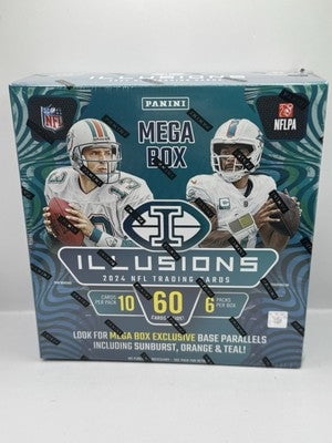 2024 Panini Illusions Football Mega Box -Factory Sealed (Sunburst ...