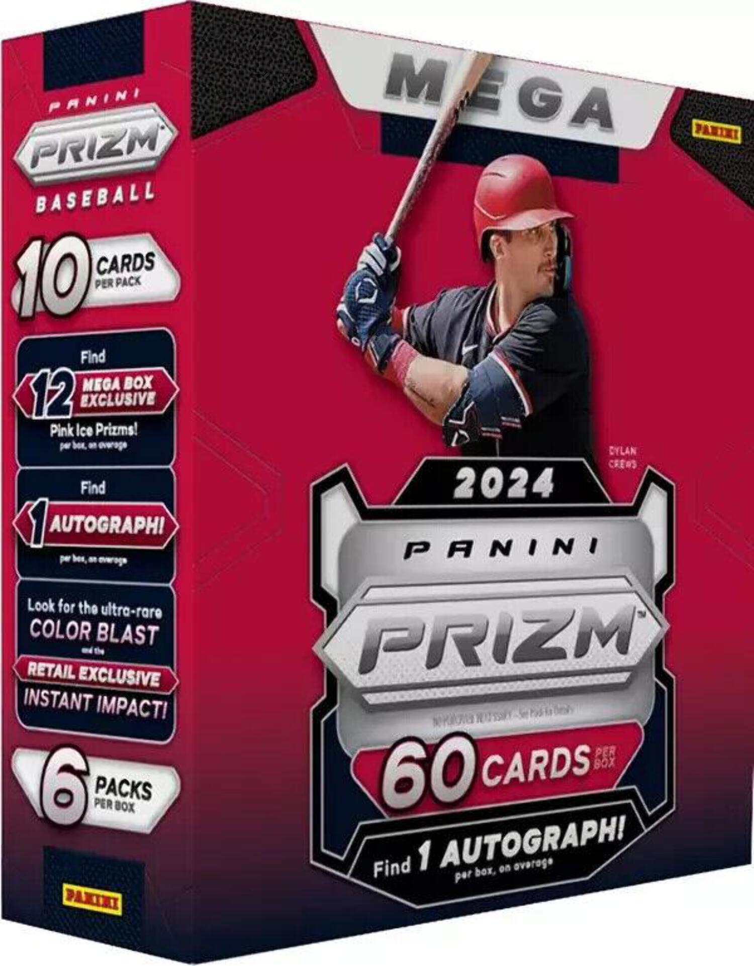 2024 Panini Prizm Baseball Card Mega Box - Walmart.com