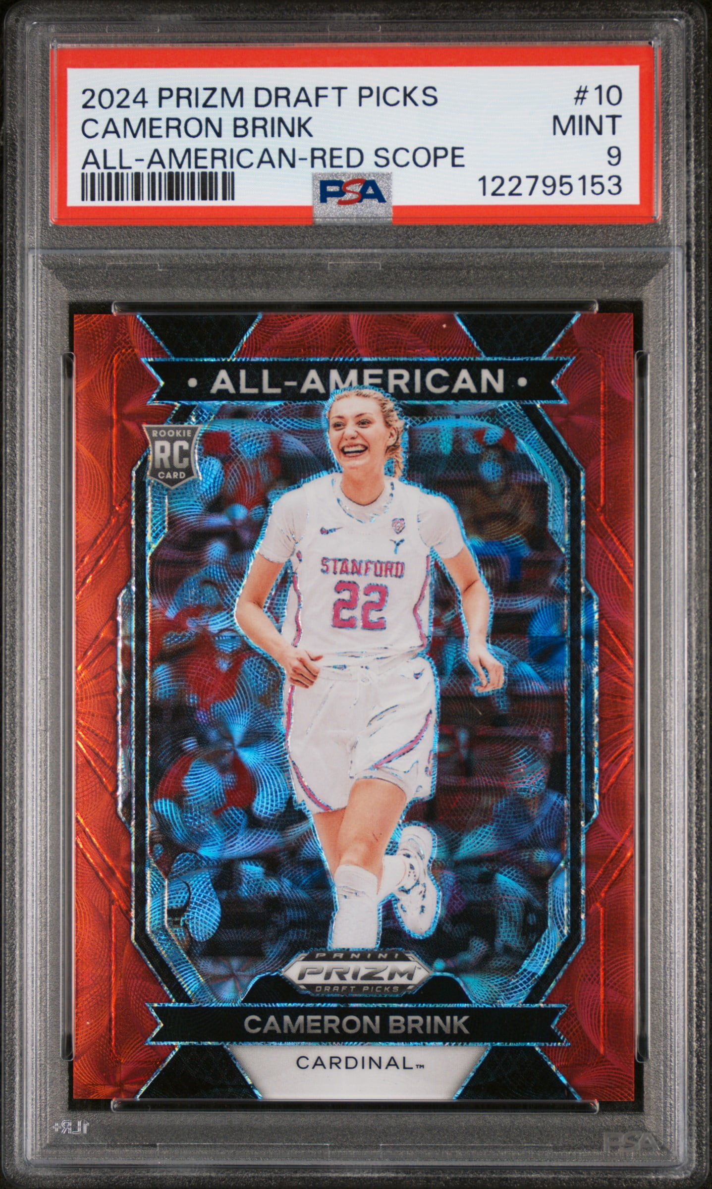 2024 Panini Prizm Draft Picks All-American Red Scope Cameron Brink #10 ...