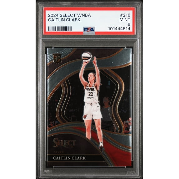 2024 Panini Select WNBA Caitlin Clark #218 PSA 9 MINT Indiana Fever ...