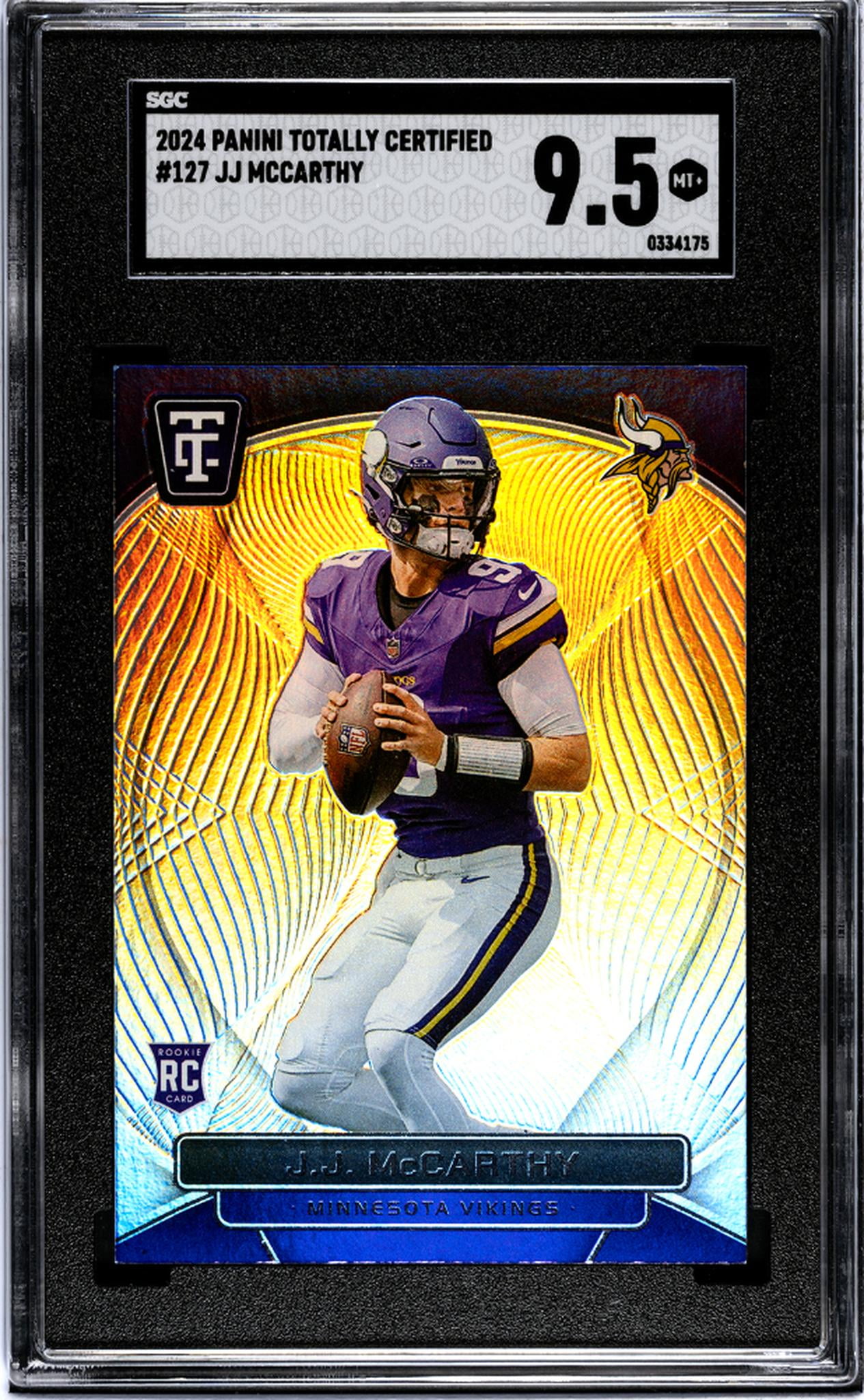 2024 Panini Totally Certified #127 Jj Mccarthy SGC 9.5 - Walmart.com