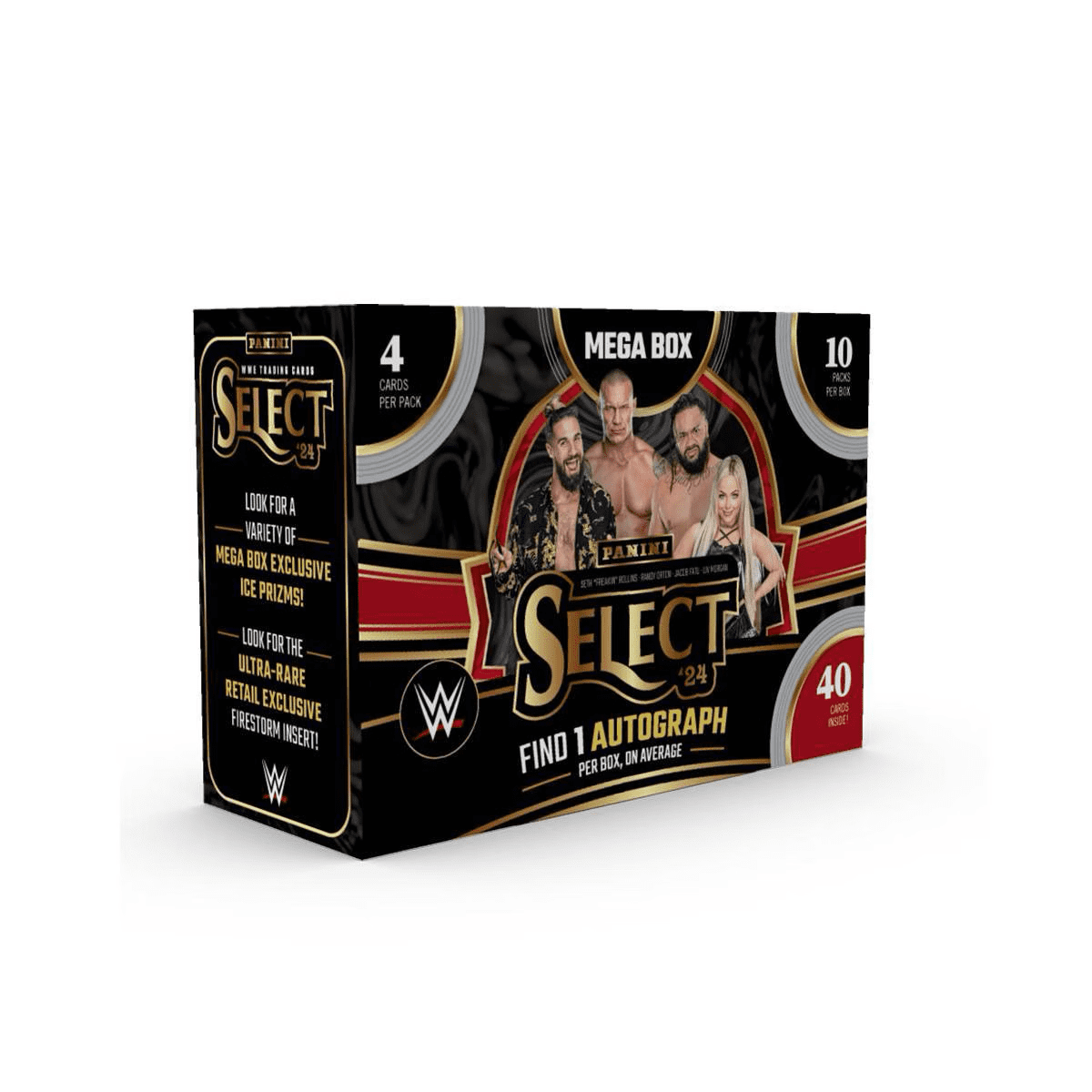 Collectible 2024 Panini WWE Select Wrestling Trading Card Mega Box ...