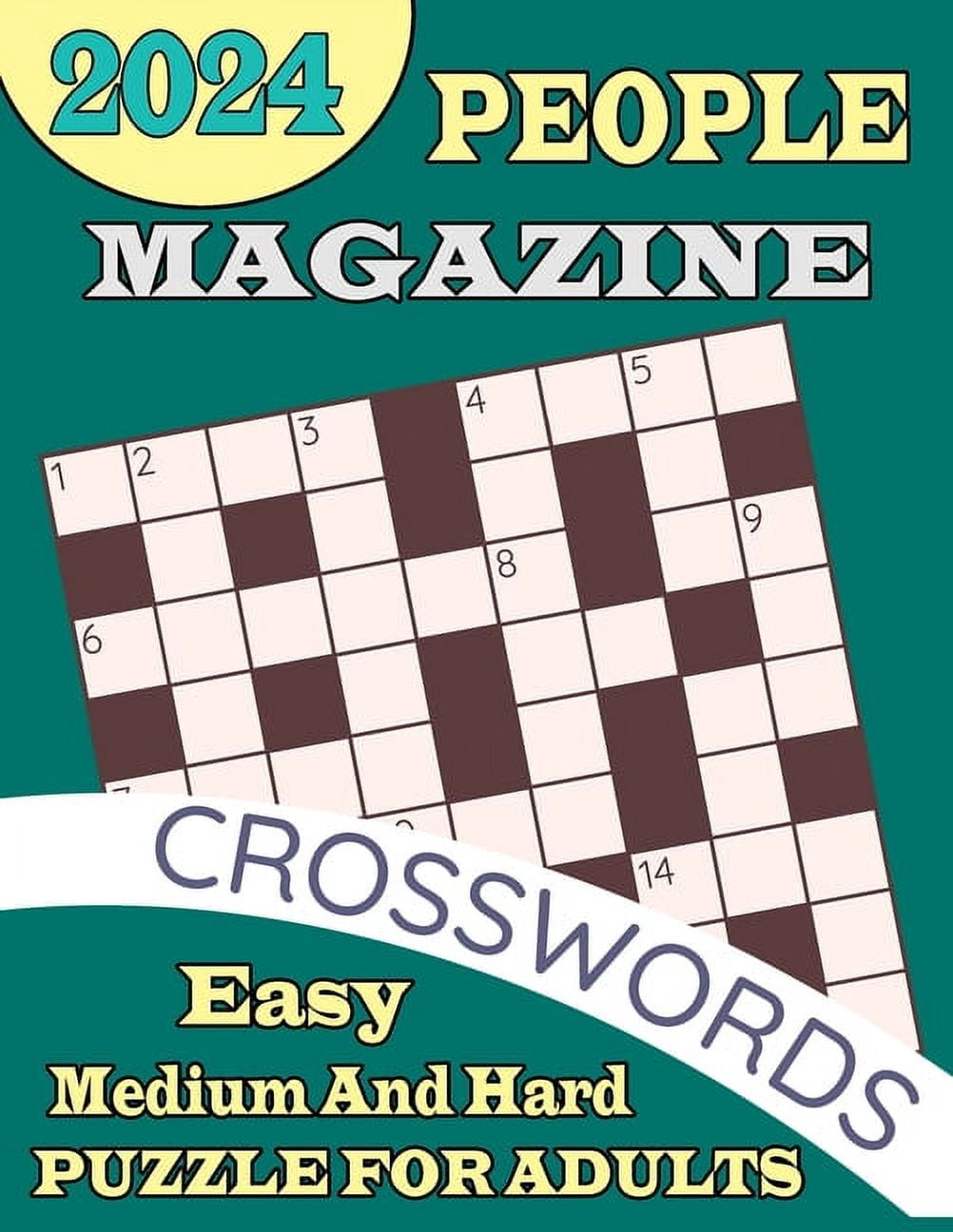 2024 People Magazine Crossword puzzle For Adults: Crossword Brain Game ...