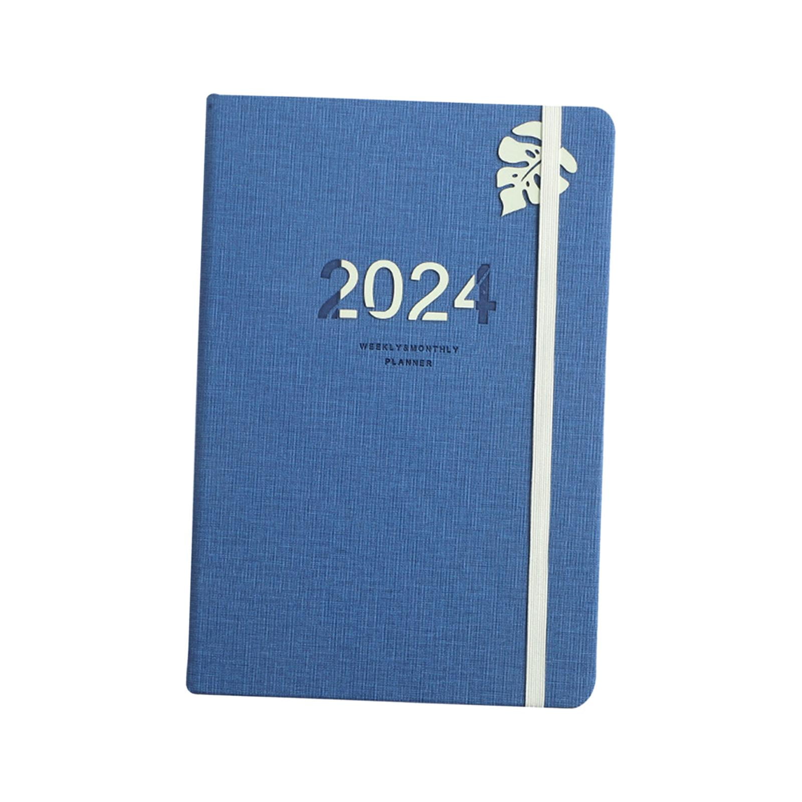 2024 Planner Notebook 156 Sheets/312 Pages, Appointment Planner, PU ...