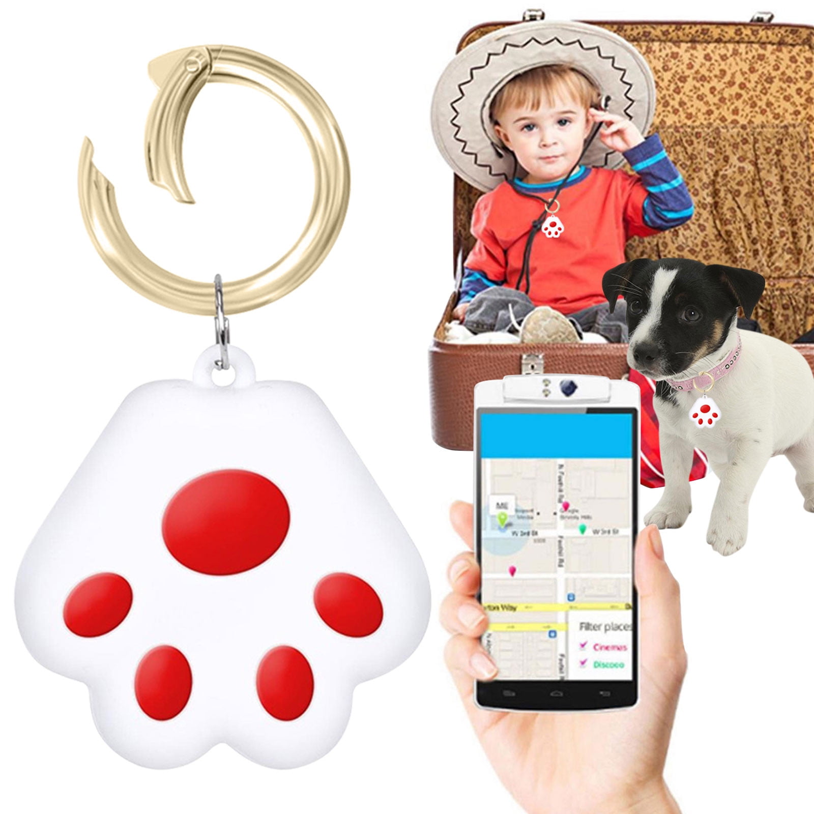 2024 Portable Mini Cat Dog Pet Tracking Locator Hidden Tracking Device ...