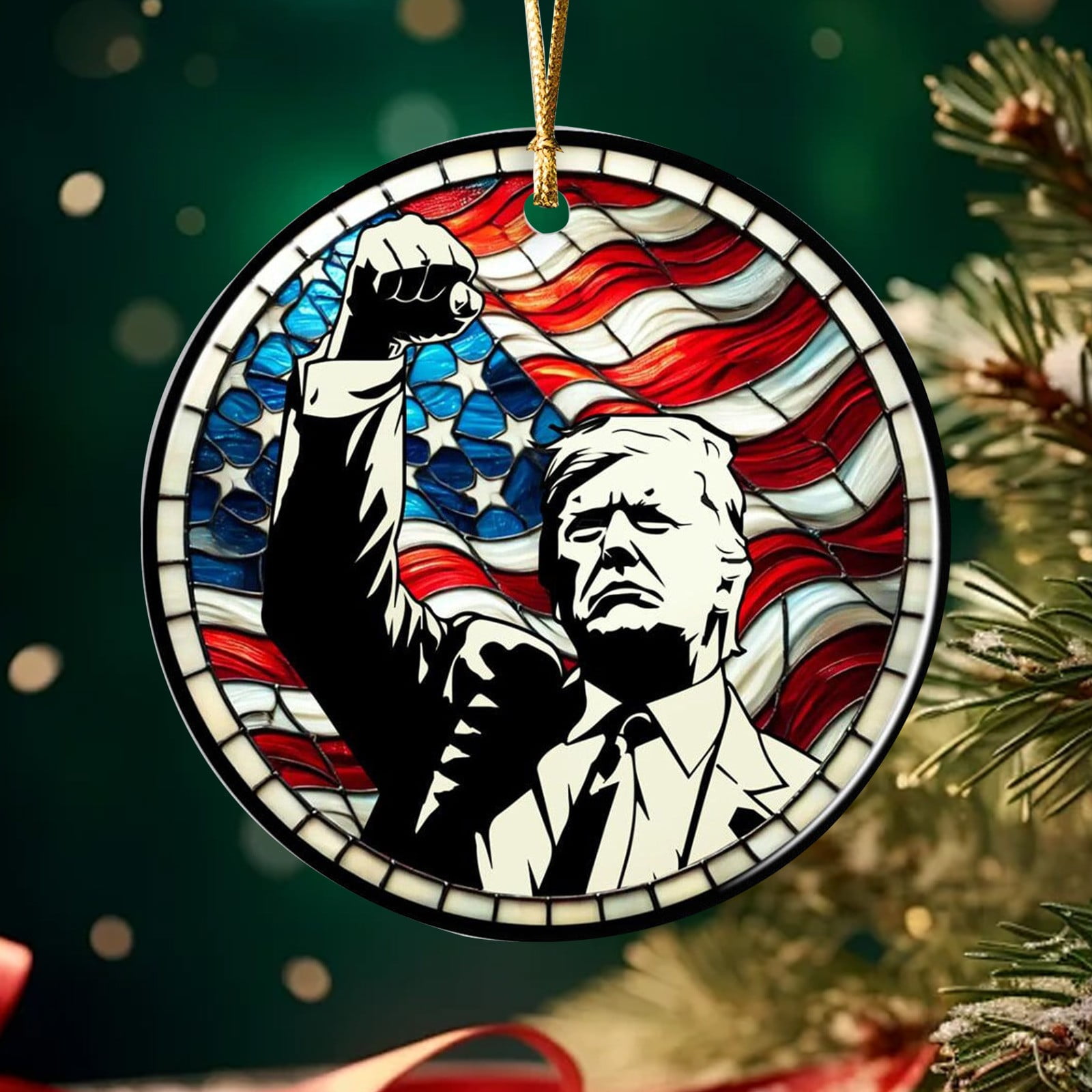 2024 Presidential Ornaments - US Election Map 2024 Ornament, Election ...